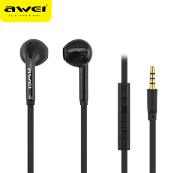 AWEI ES-15Hi Crystal Clear Stereo Headset Harga Price and Spec. Beli buy now | Price Shop Malaysia